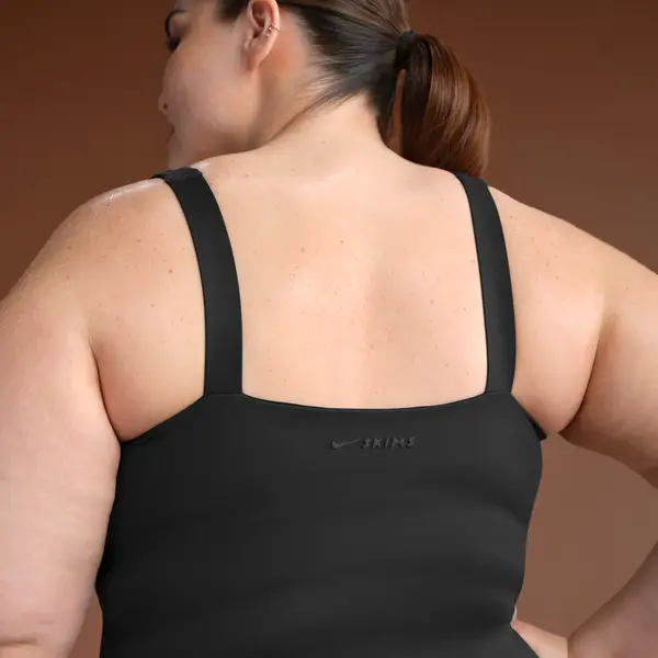 Nike Matte Square-neck Tank Top - Black
