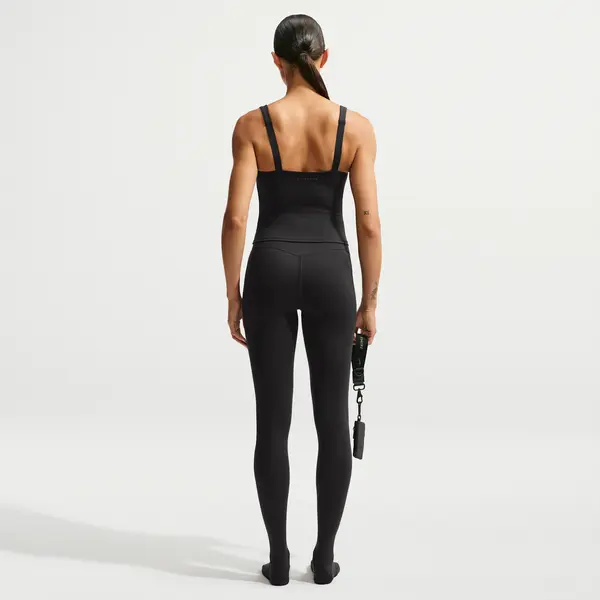 Nike Matte Square-neck Tank Top - Black