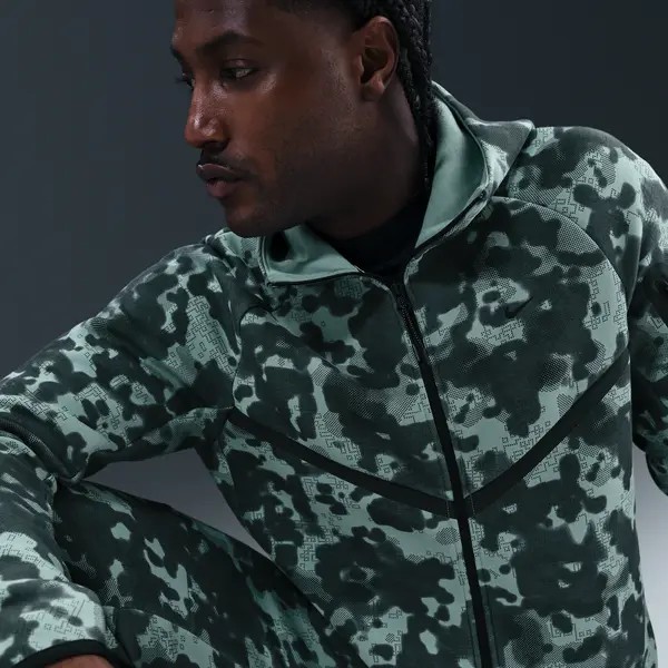 Nike Tech Full-zip Fleece Camo Windrunner Jacket