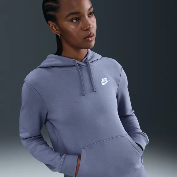 Nike Sportswear Club Fleece Pullover Hoodie - Blue