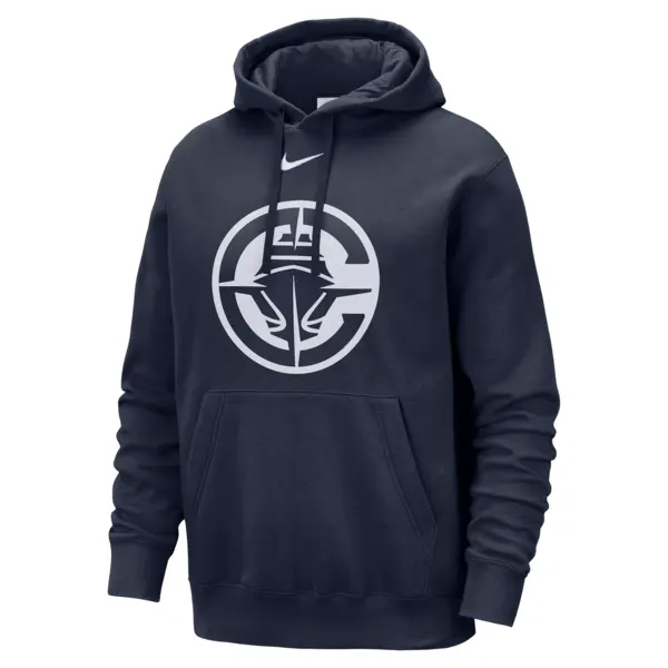 Nike La Clippers Club Nba Pullover Hoodie - Blue