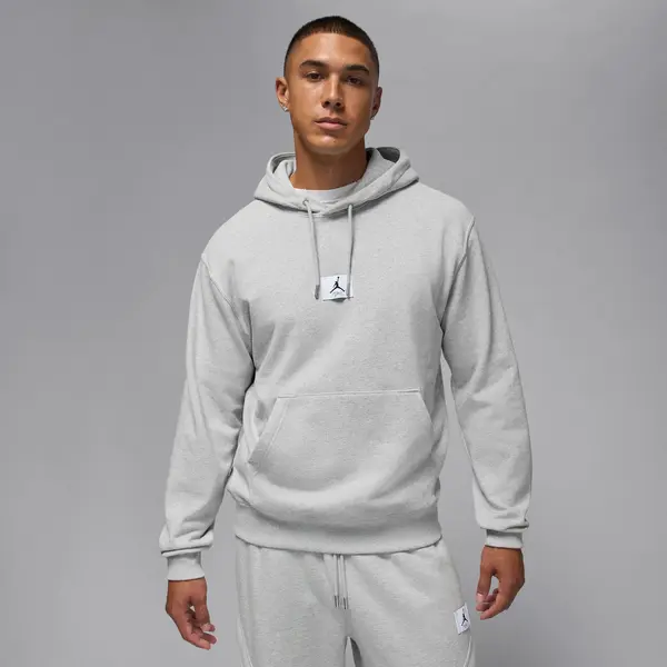 JORDAN Flight Fleece Pullover Hoodie - Grey