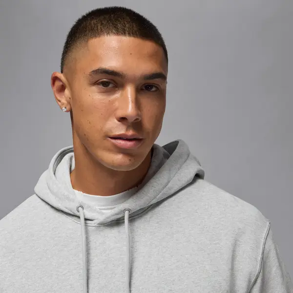 JORDAN Flight Fleece Pullover Hoodie - Grey
