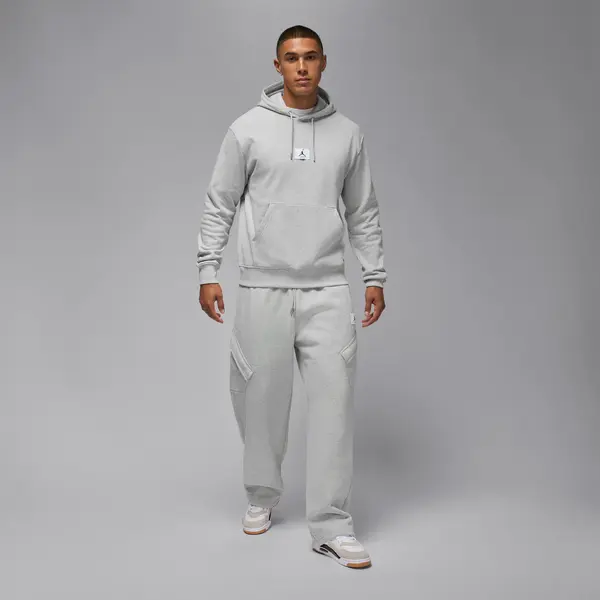 JORDAN Flight Fleece Pullover Hoodie - Grey