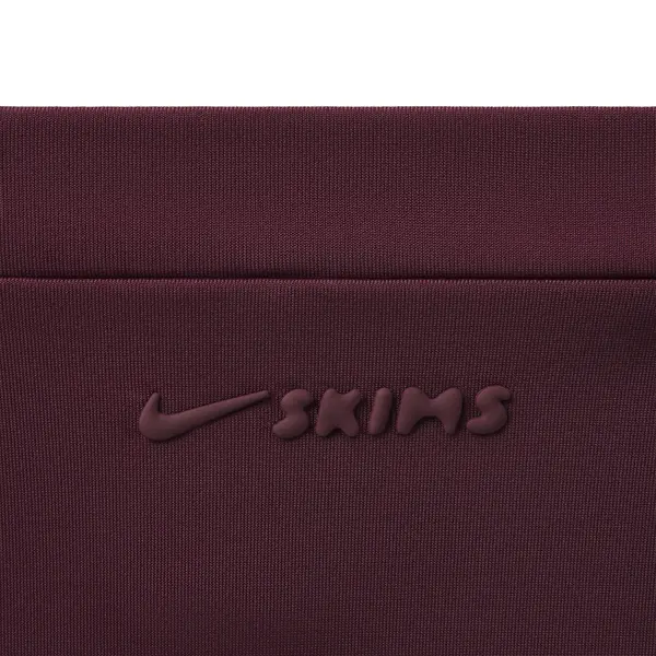 Nike Skims Shine Racerback Bra - Red