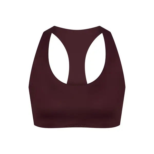 Nike Skims Shine Racerback Bra - Red