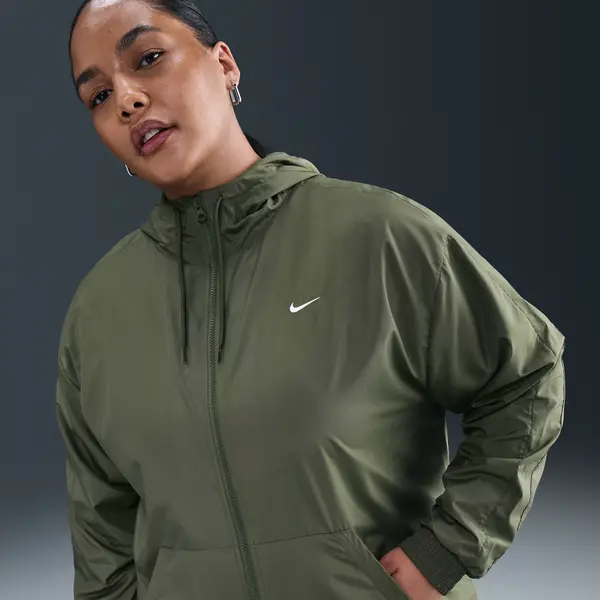 Nike Sportswear Classic Wovens Loose Uv Hooded Jacket - Green