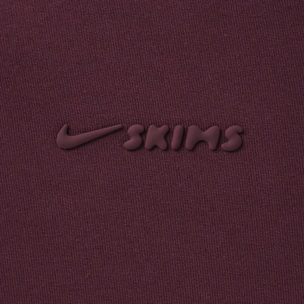 Nike Skims Matte Tricot Oversized Full-zip Track Jacket