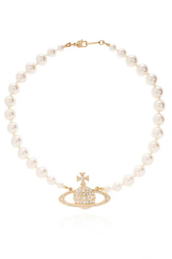 VIVIENNE WESTWOOD Pearl Necklace - Gold