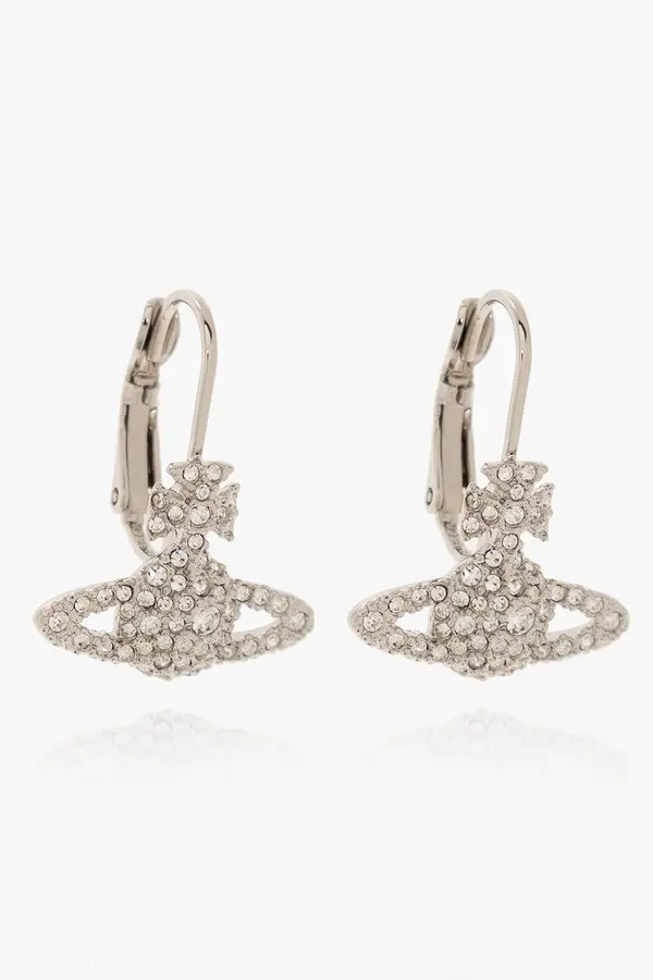 VIVIENNE WESTWOOD Grace Brass Earrings - Silver