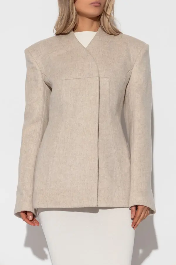 ENTIRE STUDIOS Wool Blazer - Beige