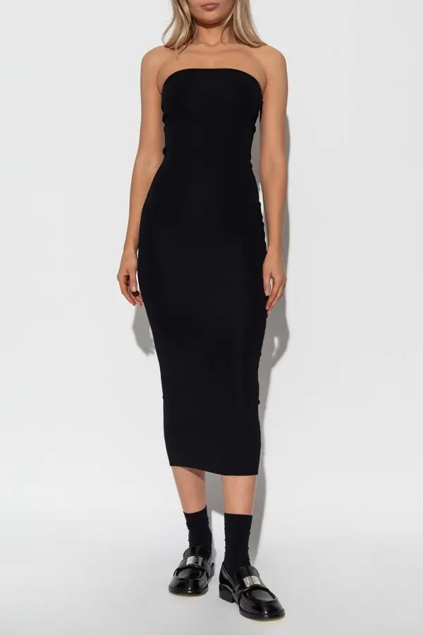 ENTIRE STUDIOS Off-shoulder Pencil Midi Dress