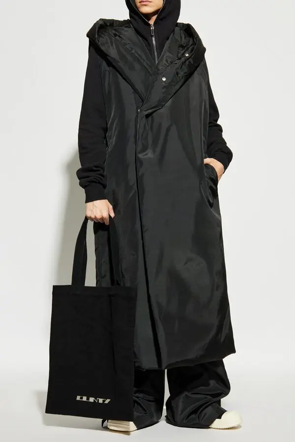 Rick Owens Long Hooded Vest