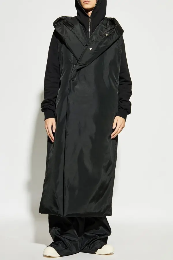 Rick Owens Long Hooded Vest