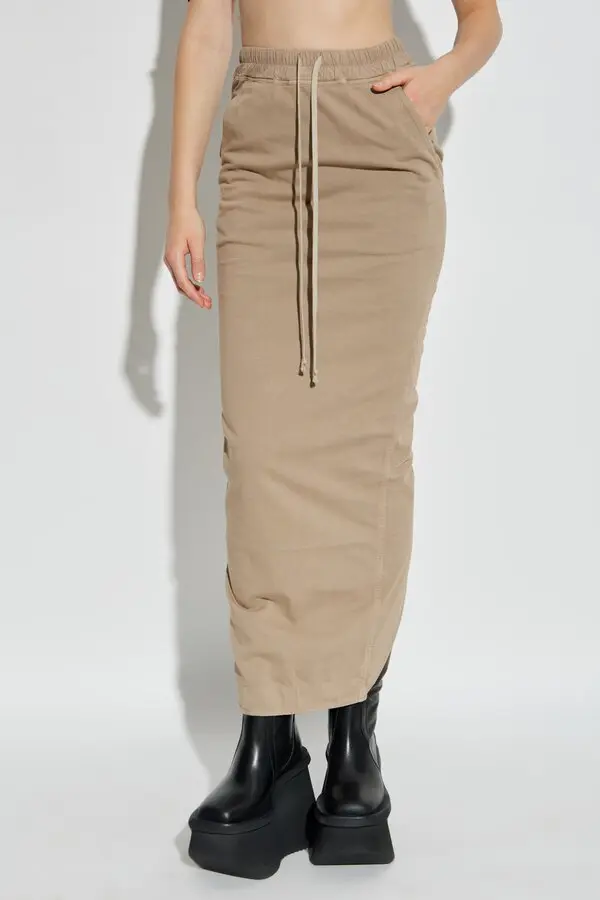 Rick Owens Long Pull-on Skirt