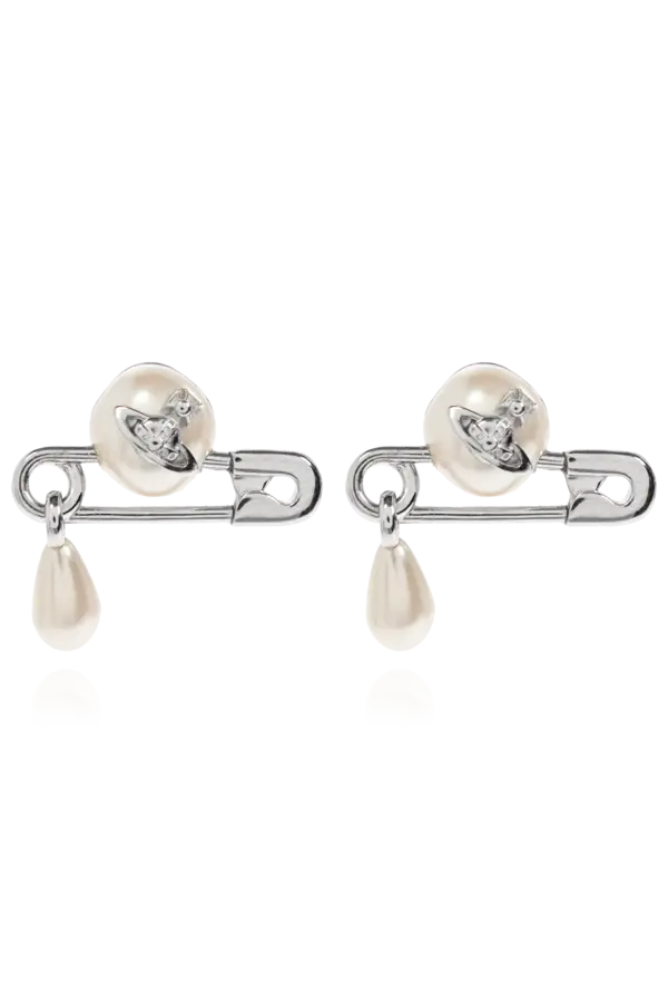 VIVIENNE WESTWOOD Earrings With Pendants - Silver