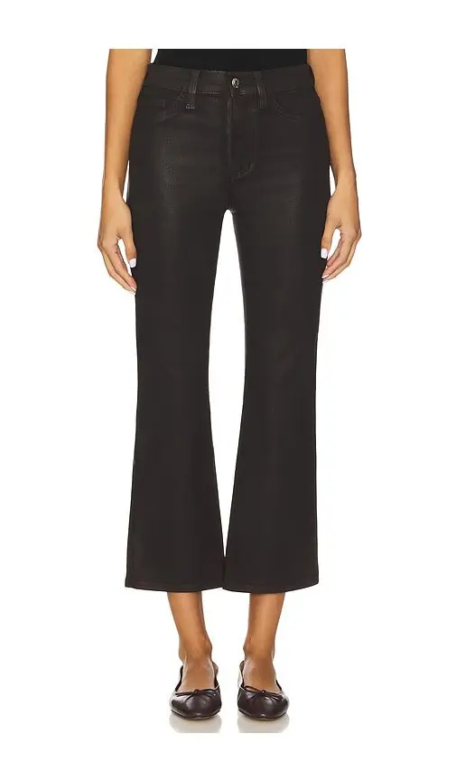 PISTOLA Lennon High Rise Crop Bootcut Jeans - Brown