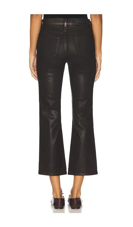 PISTOLA Lennon High Rise Crop Bootcut Jeans - Brown