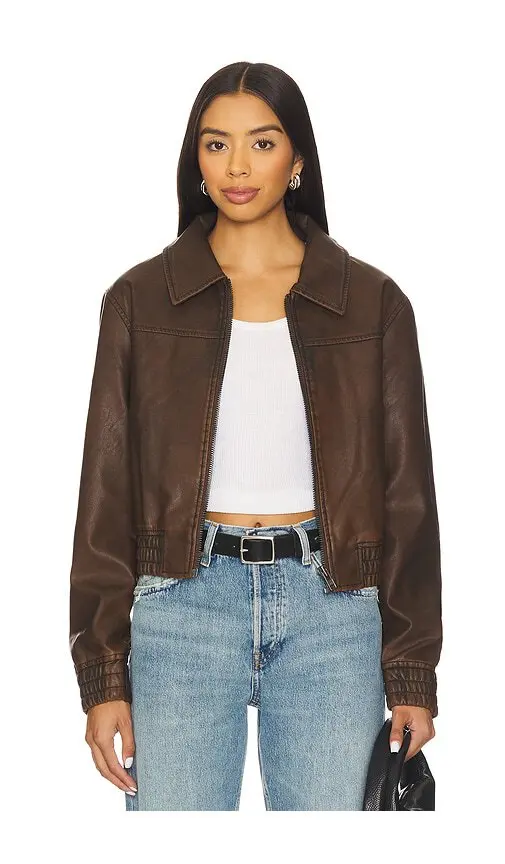 UNREAL FUR Game Changer Faux Leather Jacket