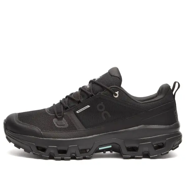 On Cloudrock Low Wp Sneakers - Black