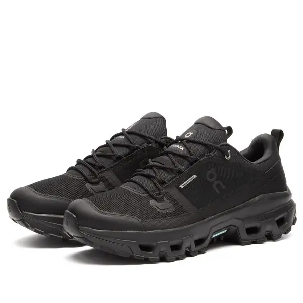 On Cloudrock Low Wp Sneakers - Black