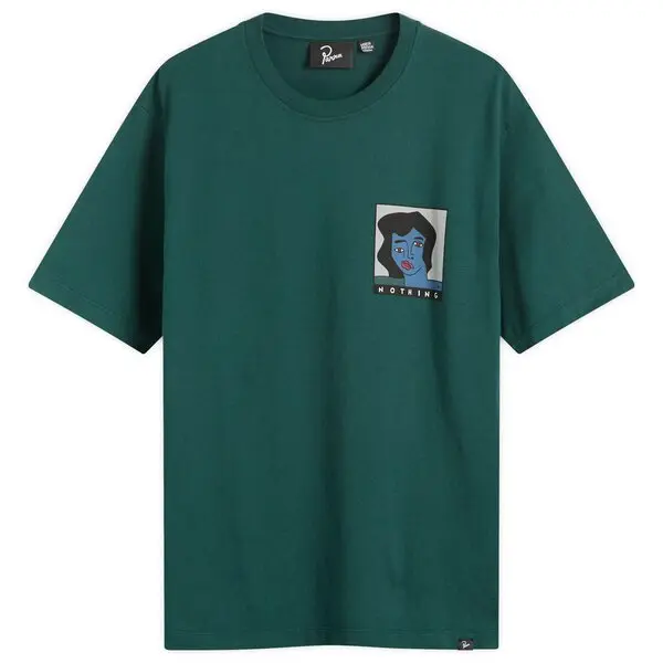 PARRA Nothing Please T-shirt - Pine Green