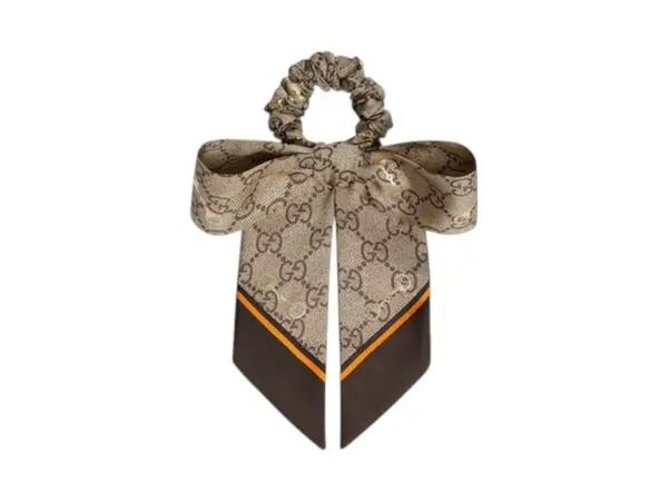Gucci Silk Gg Scrunchie Set