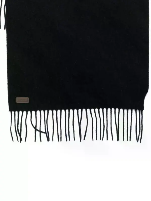 Canali Fringed Scarf - Blue