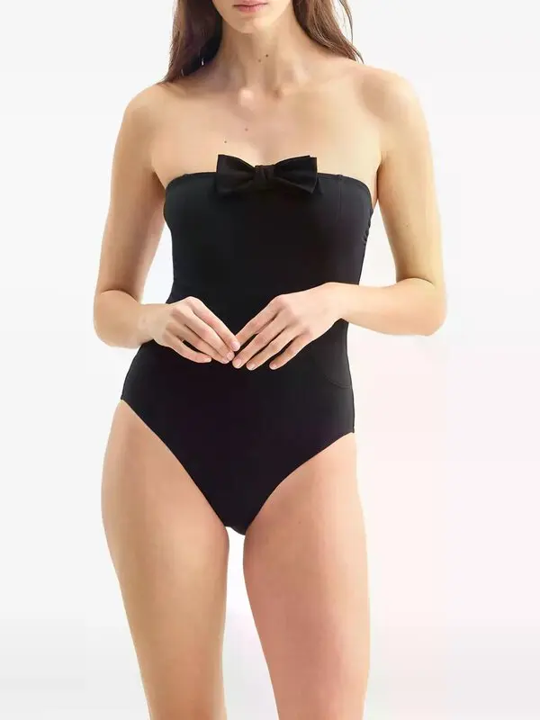 ERES Strapless One-piece Swimsuit With Bow Detail