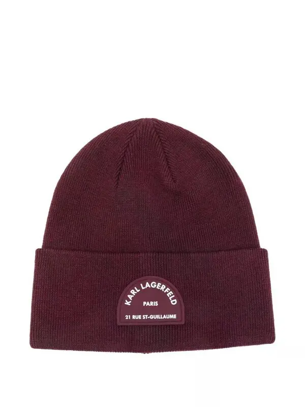 Karl Lagerfeld Logo-patch Beanie