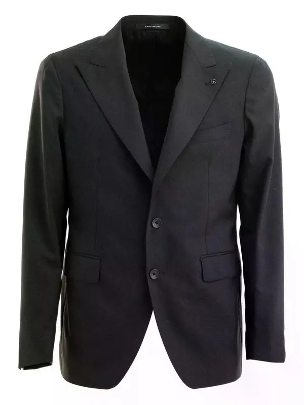 Tagliatore Button Single-breasted Jacket - Black