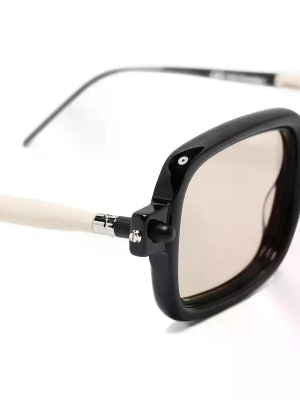KUBORAUM Rectangle Frame Sunglasses - Brown