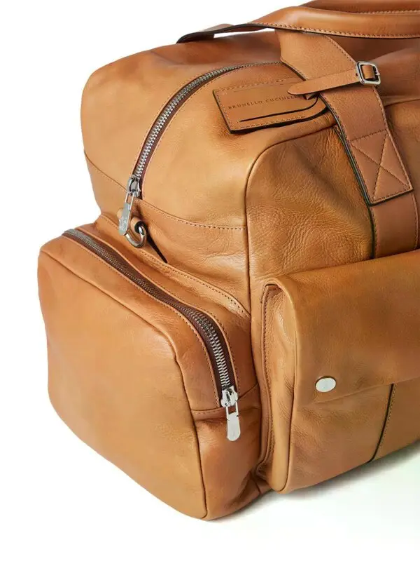Brunello Cucinelli Leather Holdall