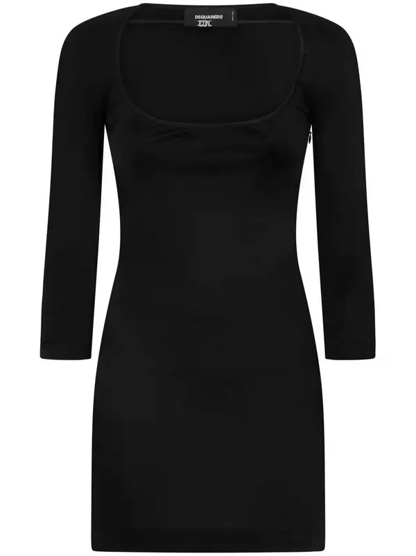 Dsquared2 Round-neck Minidress - Black