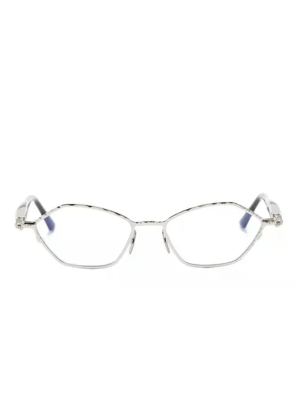 KUBORAUM Geometric Frame Eyeglasses - Silver