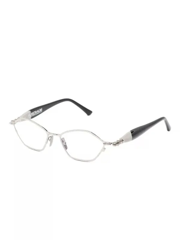 KUBORAUM Geometric Frame Eyeglasses - Silver