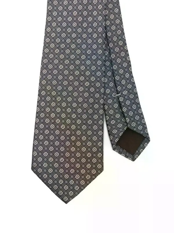 Canali Patterned Neck Tie
