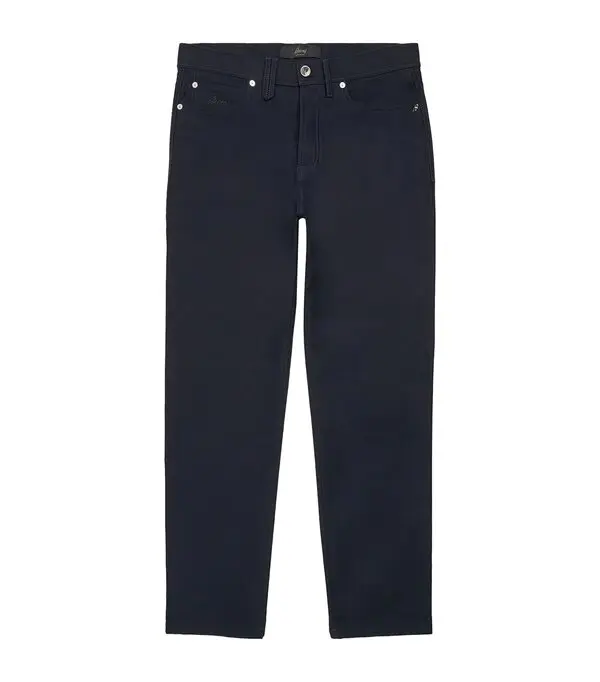 Brioni Embroidered Slim Trousers