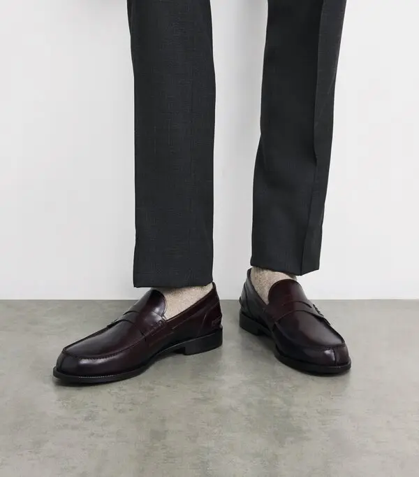 Brioni Leather Loafers