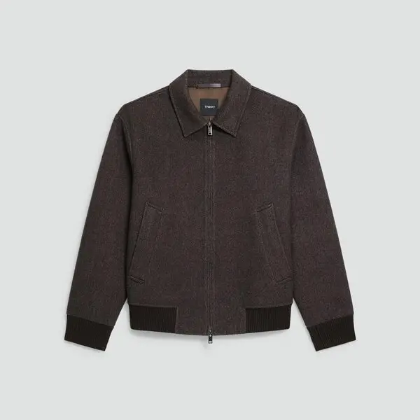 Theory Bomber Jacket In Atelier Wool