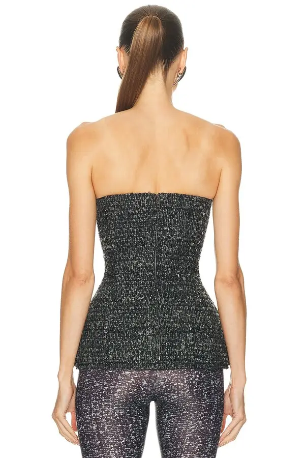 DIESEL® Strapless Structured Top - Black