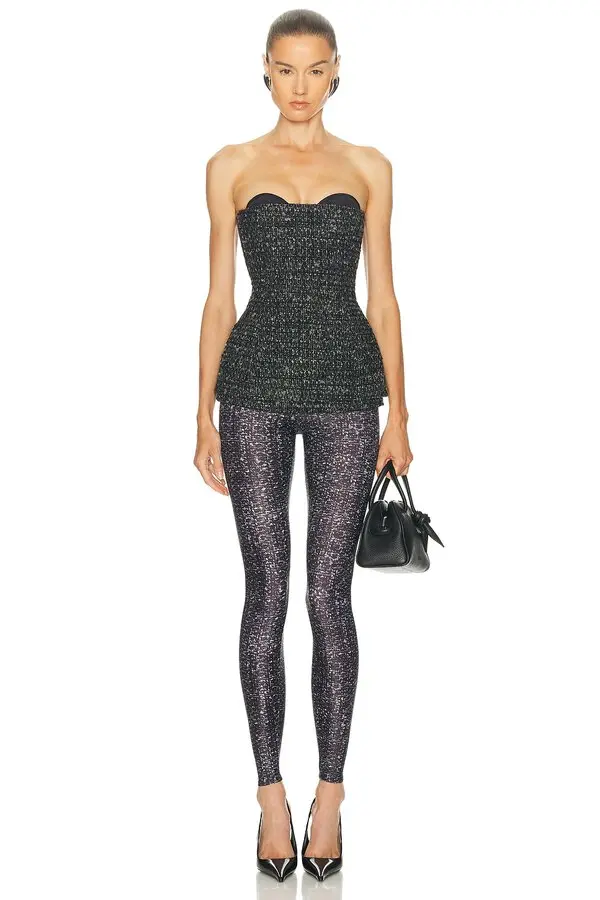 DIESEL® Strapless Structured Top - Black