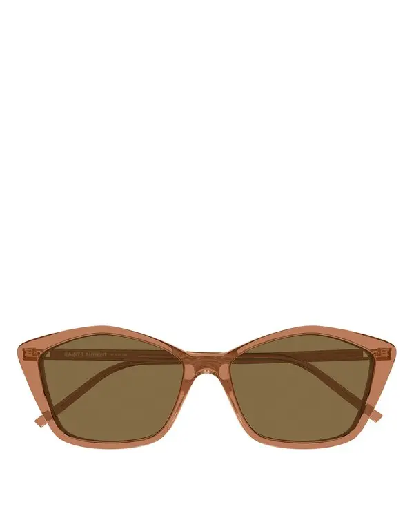 Saint Laurent Cat Eye Sunglasses, 57mm - Brown