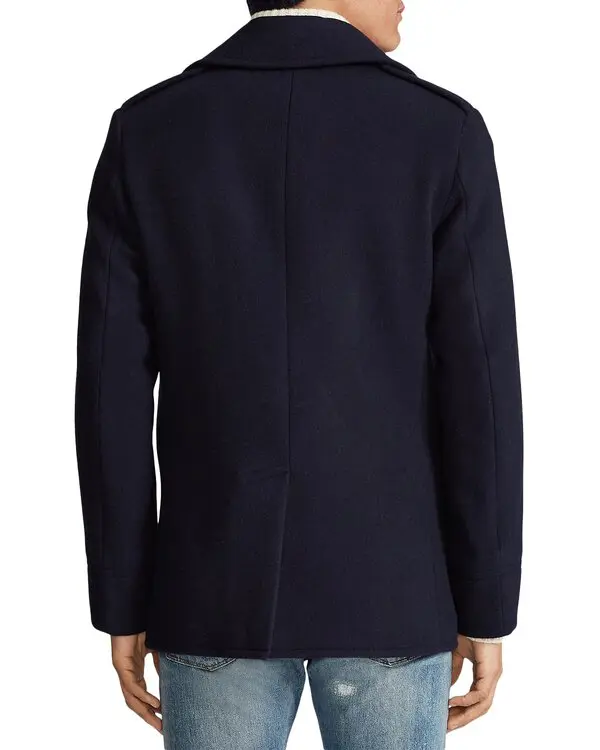 Polo Ralph Lauren Melton Wool-blend Pea Coat