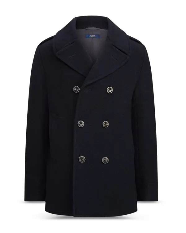 Polo Ralph Lauren Melton Wool-blend Pea Coat