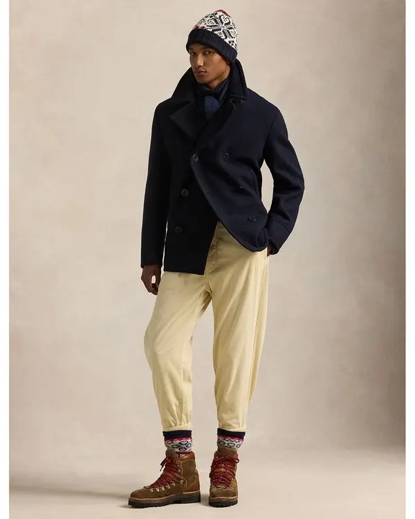 Polo Ralph Lauren Melton Wool-blend Pea Coat