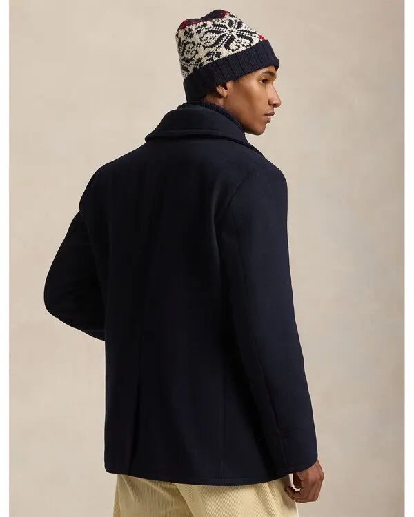 Polo Ralph Lauren Melton Wool-blend Pea Coat