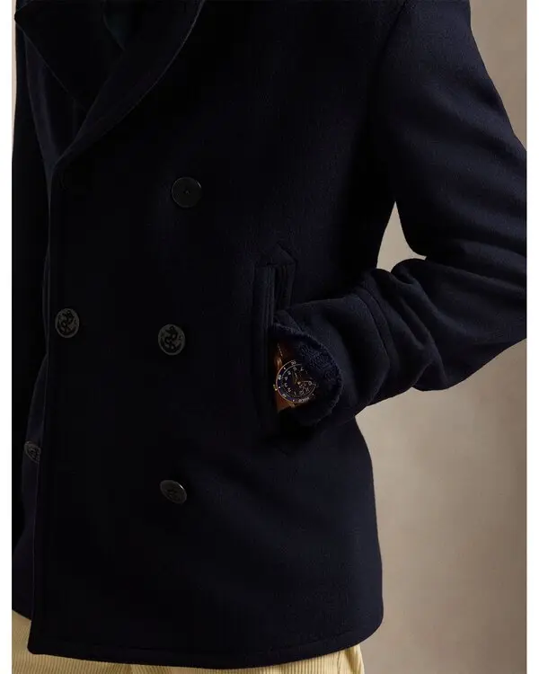 Polo Ralph Lauren Melton Wool-blend Pea Coat