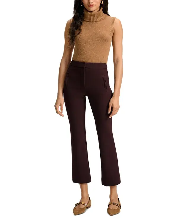 Veronica Beard Arte Pants - Dark Currant