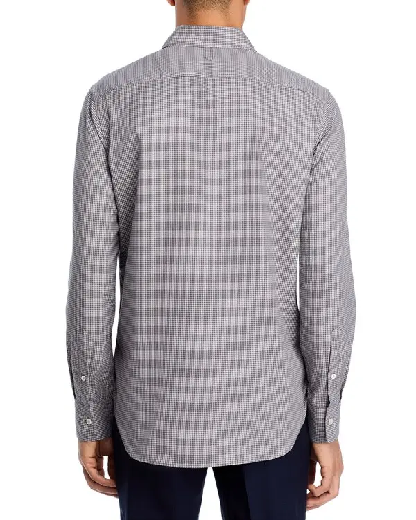 Canali Button Front Sport Shirt - Grey